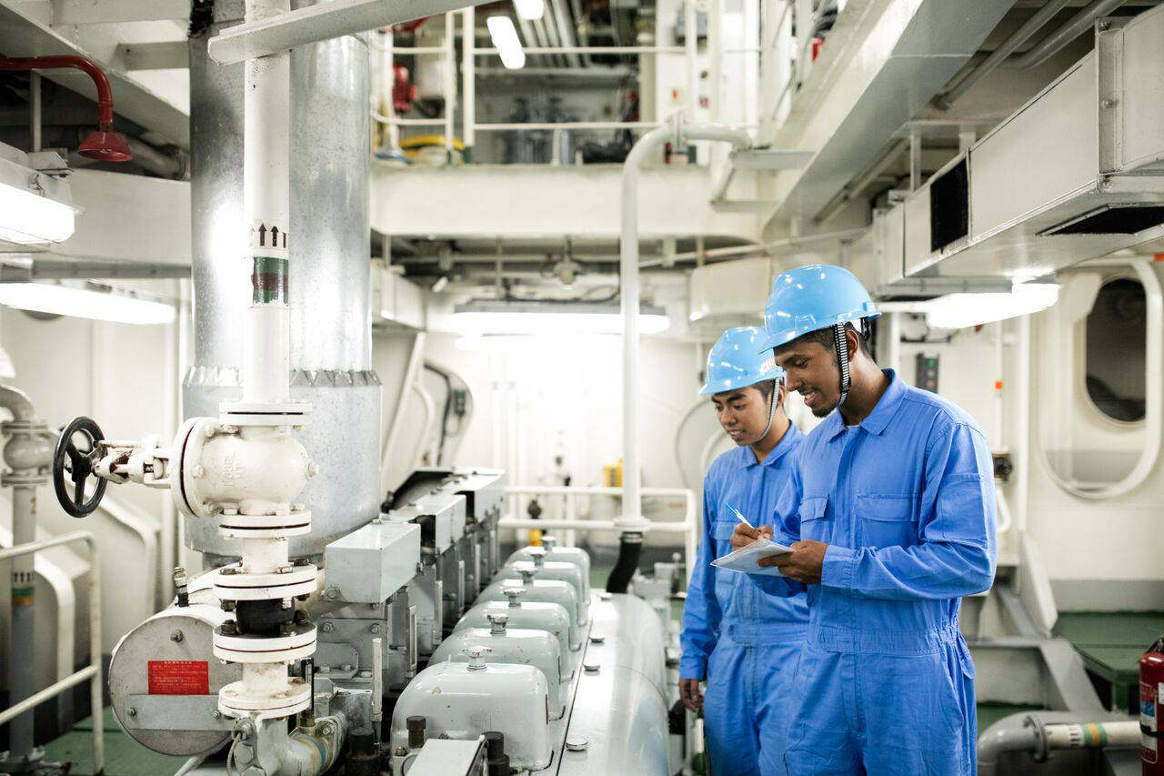 Ocean Engineer Working